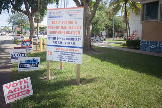 Signs Outside Broward County Florida Early Editorial Stock Photo - Stock Image | Shutterstock