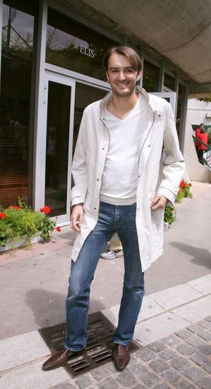 French Tv Presenter Cyril Lignac Poses Editorial Stock Photo - Stock ...