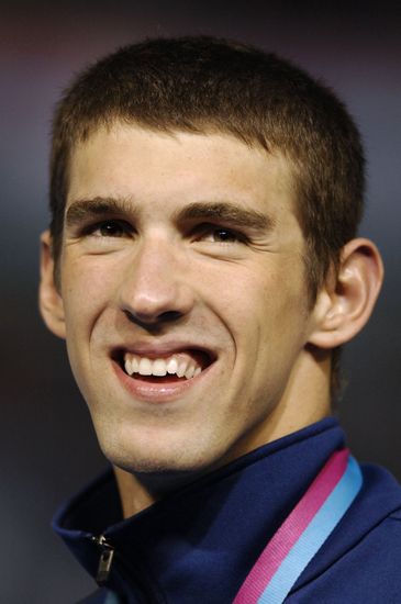 Usas Michael Phelps Wins Gold Medal Editorial Stock Photo - Stock Image ...