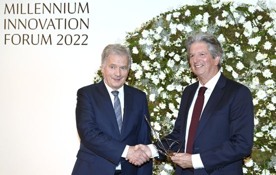 2022 Millennium Technology Prize Winner Scientia Editorial Stock Photo ...