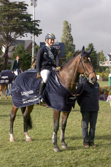 Irelands Kurten Jessica During International Jumping Editorial Stock ...