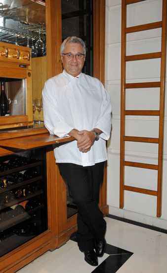 Chef Gerard Vie Portrayed During His Editorial Stock Photo - Stock ...