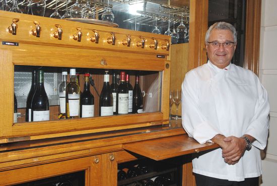 Chef Gerard Vie Portrayed During His Editorial Stock Photo - Stock ...
