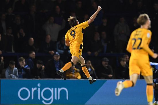 Goal Cambridge United Forward Joe Ironside Editorial Stock Photo ...