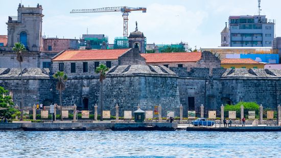 Construction Cranes Amid Colonial Buildings Old Editorial Stock Photo ...