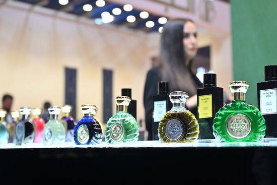 Perfumes Seen Perfume Exhibition Hawalli Governorate Editorial Stock ...