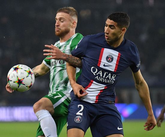 Paris Saintgermains Achraf Hakimi During Uefa Editorial Stock Photo - Stock Image | Shutterstock