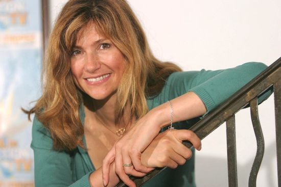 French Actress Florence Pernel Poses During Editorial Stock Photo ...