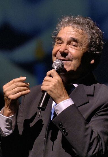 French Singer Pierre Perret Celebrates His Editorial Stock Photo ...