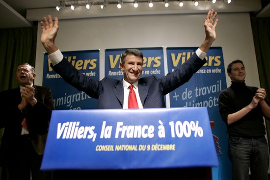 Presidential Candidate Philippe De Villiers Mpf Editorial Stock Photo ...
