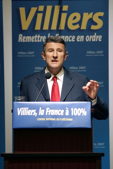 Presidential Candidate Philippe De Villiers Mpf Editorial Stock Photo ...
