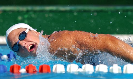 Frances Sarah Bey Training During European Editorial Stock Photo ...