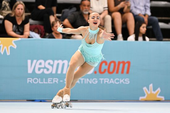 Roberta Sasso Italy Performing Junior Ladies Editorial Stock Photo ...