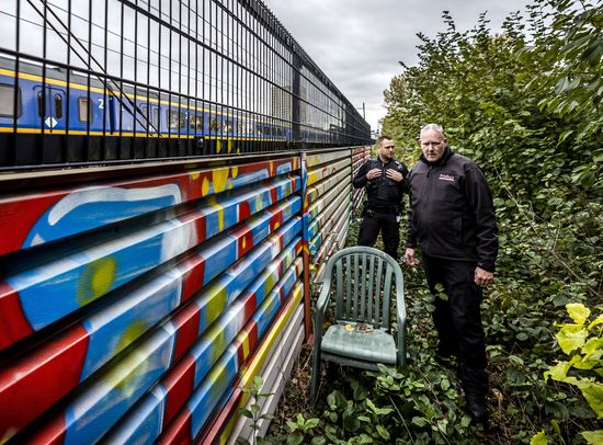Prorail Employees Patrol Train Tracks Eight Editorial Stock Photo ...