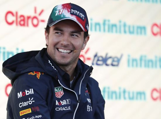 Mexican Formula One Driver Sergio Checo Editorial Stock Photo - Stock ...