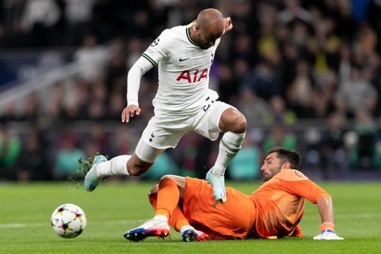 Lucas Tottenham Hotspur Attacks Antonio Adan Editorial Stock Photo ...