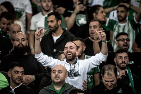 Maccabi Haifa Fan Stands Champions League Editorial Stock Photo - Stock ...