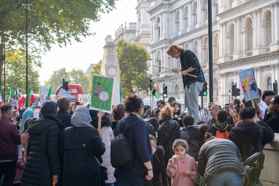 Children Bashing Cardboard House Protesters Housing Editorial Stock ...