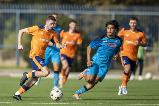 James Graham Rangers On Ball During Editorial Stock Photo - Stock Image ...