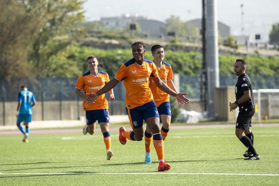 Zak Lovelace Rangers Celebrates His Goal Editorial Stock Photo - Stock ...