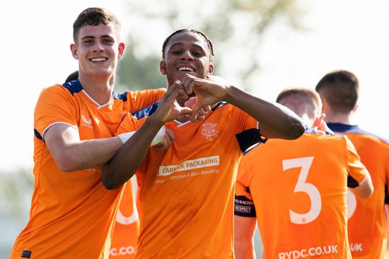 Zak Lovelace Rangers Celebrates His Goal Editorial Stock Photo - Stock ...