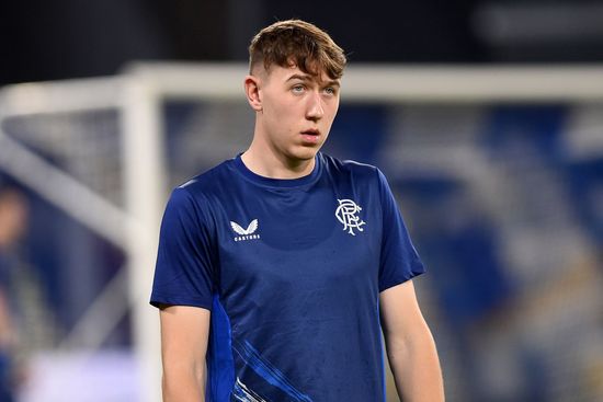 Connor Allan Rangers Fc During Uefa Editorial Stock Photo - Stock Image ...