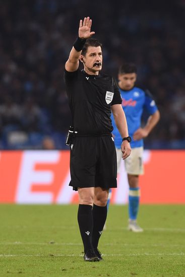 Referee Halil Umut Meler During Uefa Editorial Stock Photo - Stock ...