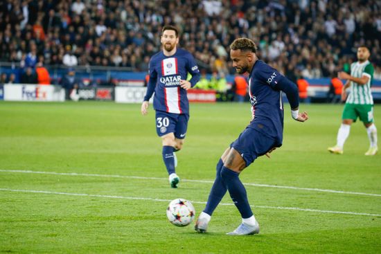 Psgs Brazilian Forward Neymar Jr Shoots Editorial Stock Photo - Stock ...