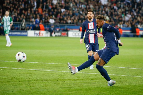 Psgs Brazilian Forward Neymar Jr Shoots Editorial Stock Photo - Stock ...