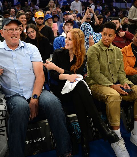 Jessica Chastain Father Michael Hastey Watch Editorial Stock Photo ...