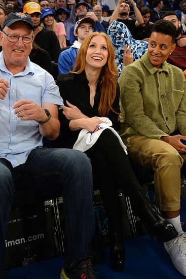 Jessica Chastain Father Michael Hastey Watch Editorial Stock Photo ...