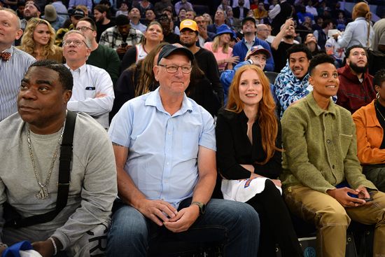 Tracy Morgan Jessica Chastain Father Michael Editorial Stock Photo ...