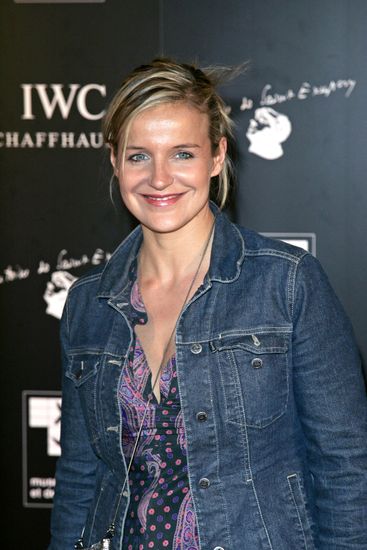 French Tv Presenter Celine Geraud Attends Editorial Stock Photo - Stock ...