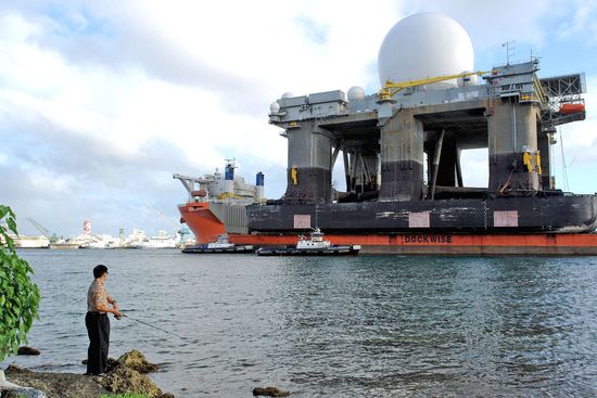 Heavy Lift Vessel Mv Blue Marlin Editorial Stock Photo - Stock Image ...