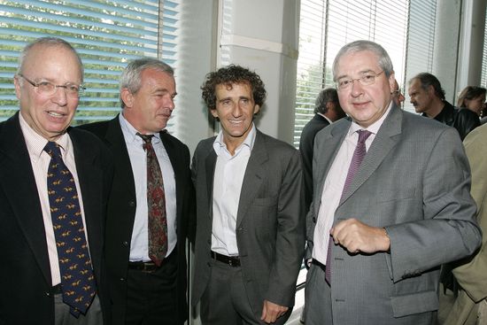 Thierry Roland Georges Bereta Alain Prost Editorial Stock Photo - Stock ...