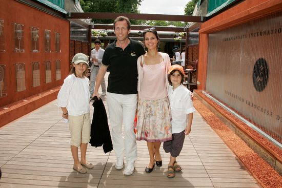 French Actor Stephane Freiss Family Arriving Editorial Stock Photo ...