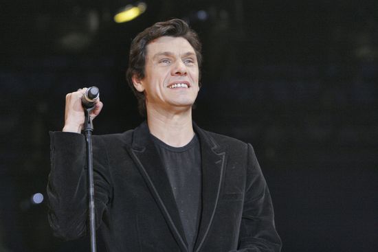 French Singer Marc Lavoine Performs Live Editorial Stock Photo - Stock ...