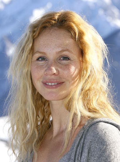 French Actress Carole Richert Poses During Editorial Stock Photo ...