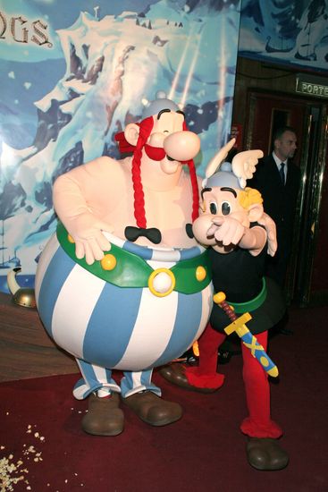 Legendary Cartoons Characters Asterix Obelix Attend Editorial Stock ...