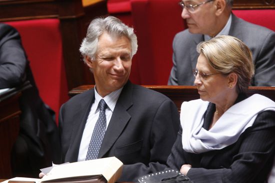 Prime Minister Dominique De Villepin Defence Editorial Stock Photo ...
