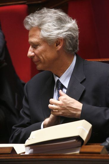 Prime Minister Dominique De Villepin Seen Editorial Stock Photo - Stock ...