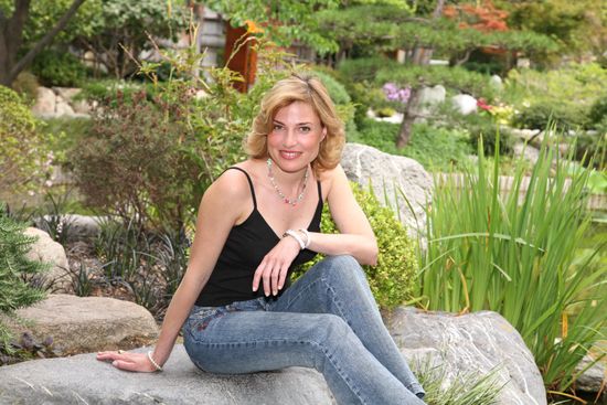 French Actress Christine Lemler Poses During Editorial Stock Photo ...