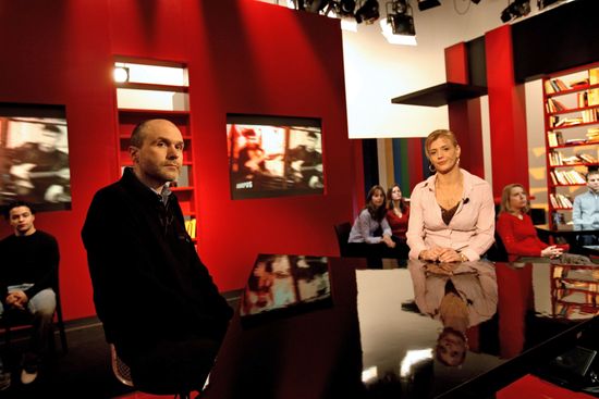 Karine Duchochois Alain Marecaux Two Settled Editorial Stock Photo ...