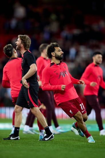 Mohamed Salah Liverpool During Prematch Warmup Editorial Stock Photo ...