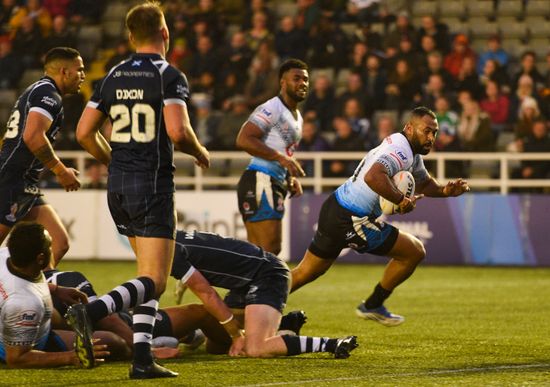 Henry Raiwalui Fiji Scores Fourth Try Editorial Stock Photo - Stock ...