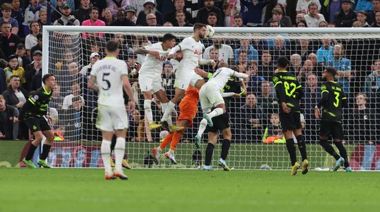 Tottenham Hotspurs Rodrigo Bentancur Score His Editorial Stock Photo ...
