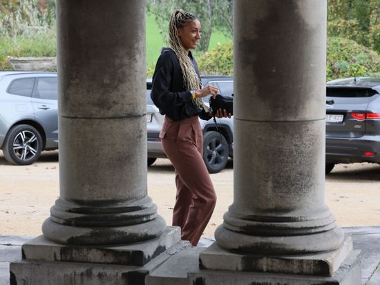 Athlete Nafissatou Nafi Thiam Arrives Royal Editorial Stock Photo ...