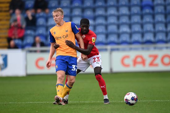 Saidou Khan Swindon Town Holds Off Editorial Stock Photo - Stock Image ...
