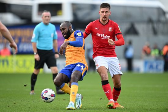 Hiram Boateng Mansfield Town Holds Off Editorial Stock Photo - Stock ...
