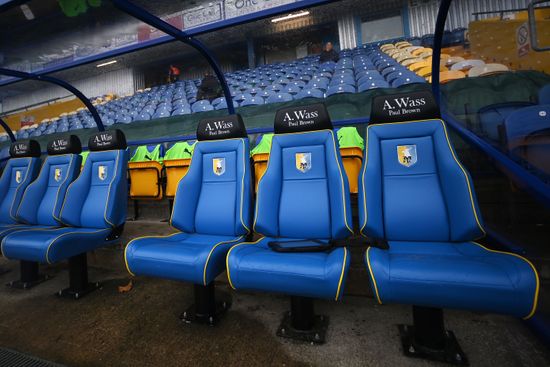Mansfield Town Dug Out Editorial Stock Photo - Stock Image | Shutterstock